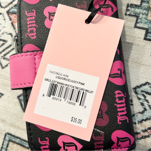 Juicy Couture | Bags | Juicy Couture Card Wallet Girls Just Wanna Have ...